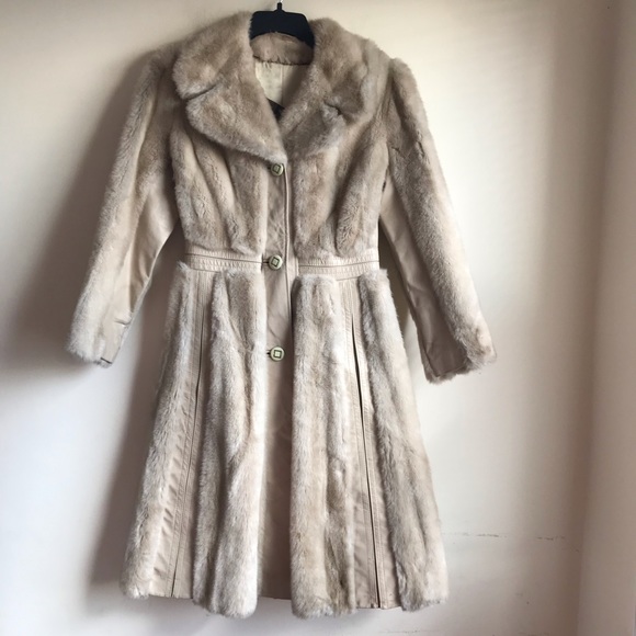 Emil E Otto | Jackets & Coats | Vintage Emil Otto Faux Fur Leather Coat ...